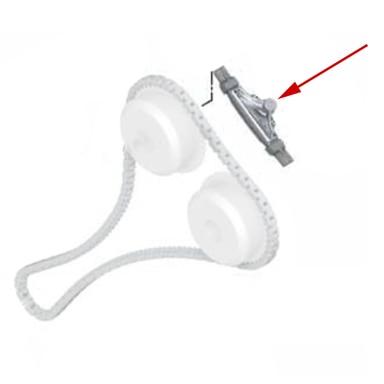 Slide Rail for Timing Chain, Bank 2 - N63N N63B N63R S63M S63N S68T