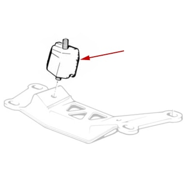 Transmission Mount, BMW - E30 E36 E84 X1 E89 Z4