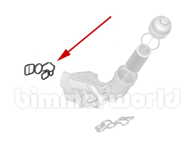 Sealing Kit for Oil Filter Housing - 11428591460 - B46 B48 Engine