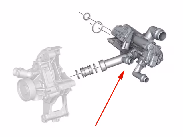 Engine Thermostat for BMW G20, G22, G30, G12, G15, X3, X4, X5, X6, X7, Z4