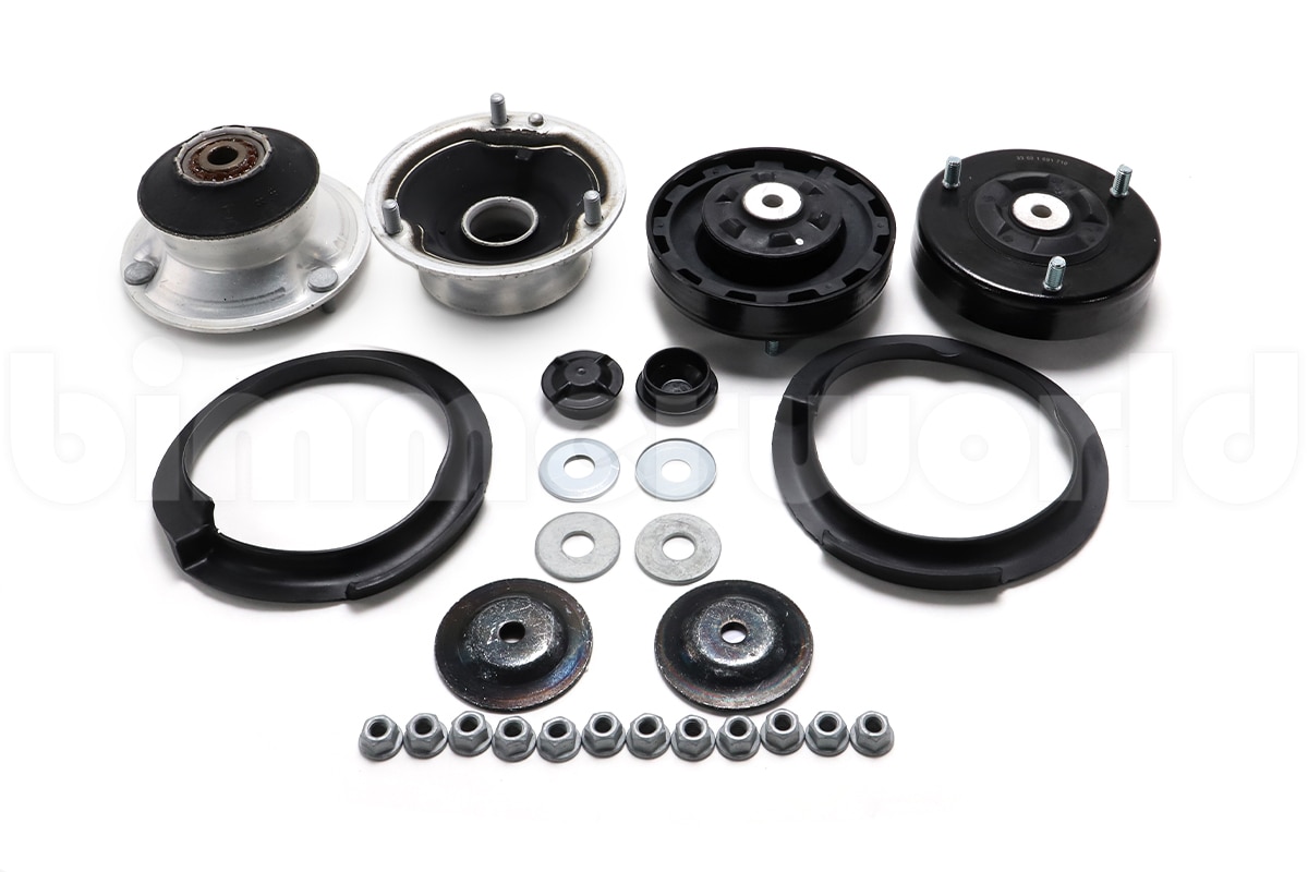 Front & Rear Shock Mount Kit, OEM - E39 525i/528i/530i/540i without EDC