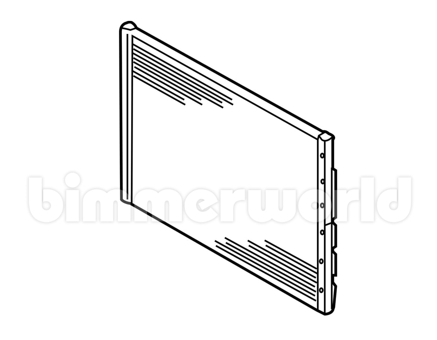 BMW Radiator - 17117589467 - F15 X5 50i & F16 X6 50i