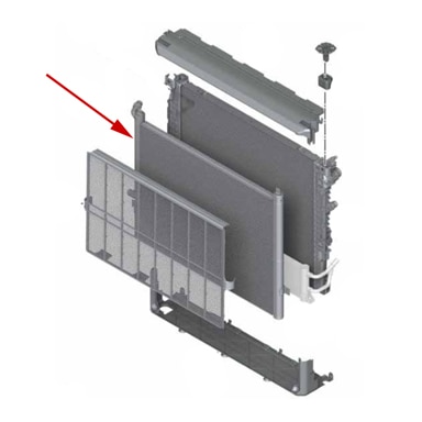 Engine Cooling Radiator Auxiliary BMW G30 530i 540i, G32 640i, G12 740i