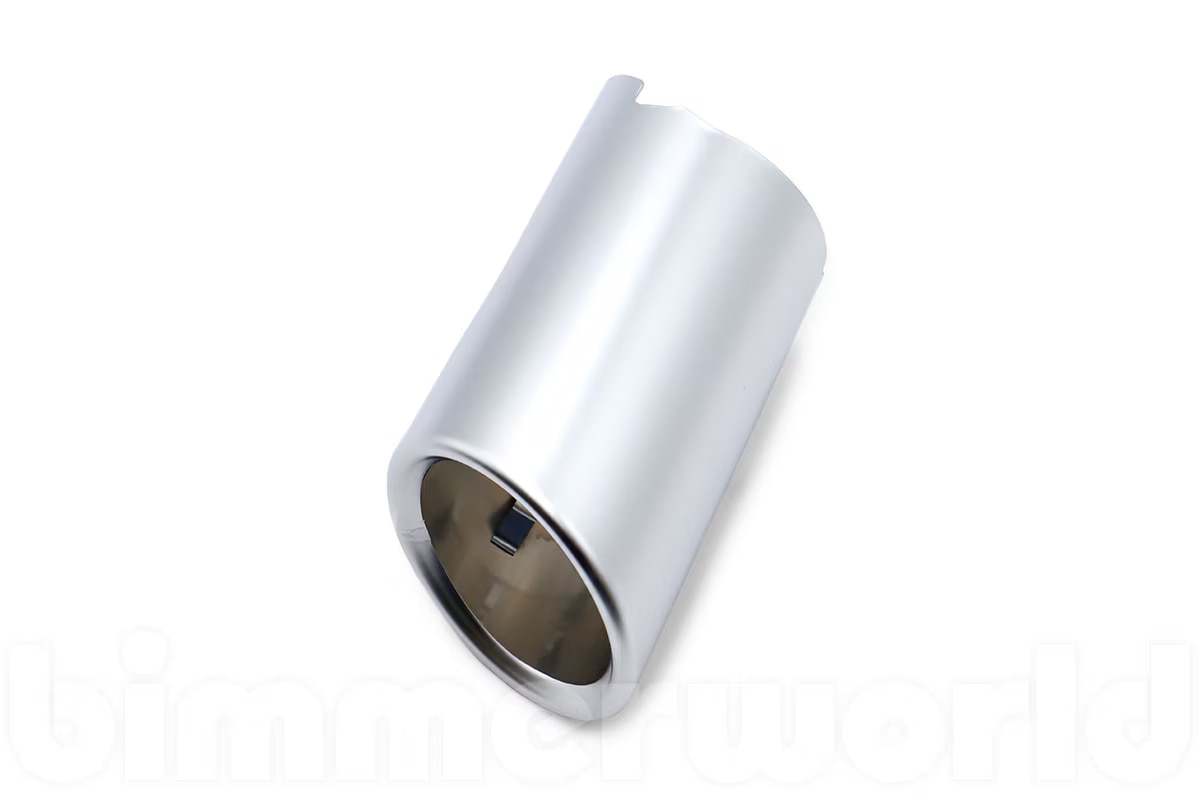 Genuine BMW Flat Chrome Exhaust Tip - E82 E88 128i 18307577998