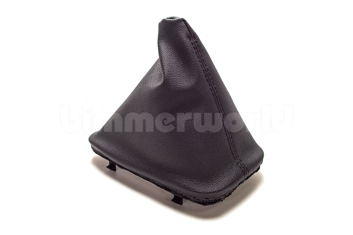 Genuine BMW Imitation Leather Shift Boot - Black - E46 3-series