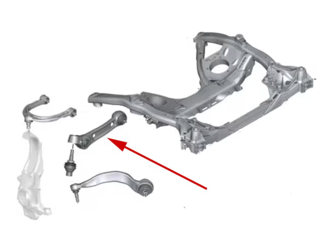 Genuine BMW Front Right Lower Wishbone - G30 530i 540i xDrive