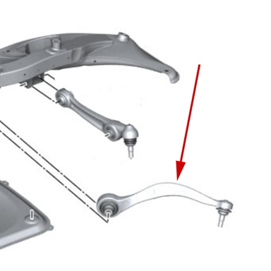 Front Left Control Arm with Bushing - F10 M5 & F06/F13 M6