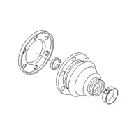 BMW Rear Axle CV Boot Repair Kit - Inner - E30 318is 325i 325is 33219067814