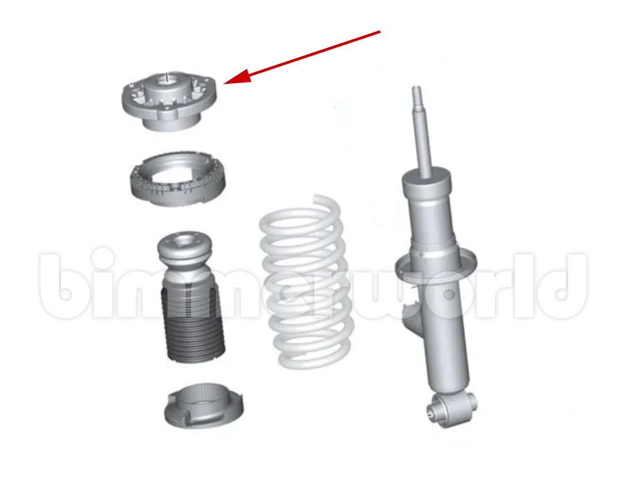 Genuine BMW Rear Shock Mount - G01 X3 & G02 X4 Base
