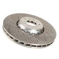 BMW Brake Disc, Ventilated, Left - 34112284901