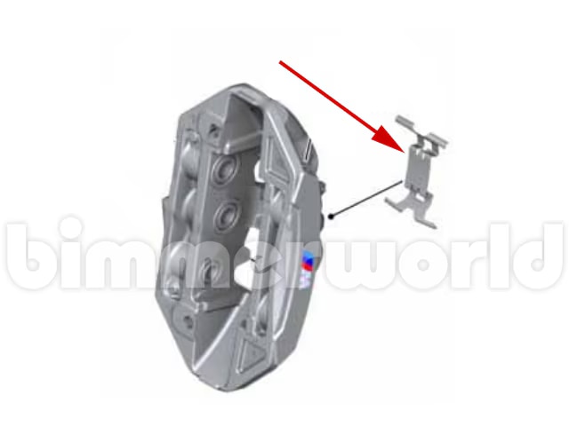 Front Brake Expansion Spring - G87 G80 G82 F90 F91 F92 F93 F95 F96