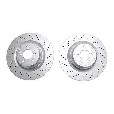 DFC GEOSPEC Rear Cross-Drilled Brake Rotors for BMW F85 X5M & F86 X6M