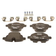 Rear Brake Pad Set, OEM - G30 530i 540d & G01/G02 30i with base brakes