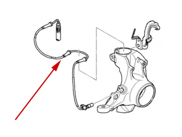 Front DSC/ABS Sensor, BMW - E60 E61 525i 528i 530i 535i xDrive