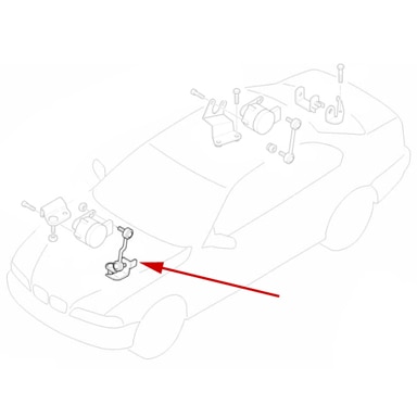 Connecting Rod for Front Headlight Leveling Sensor - E46 E85 E86