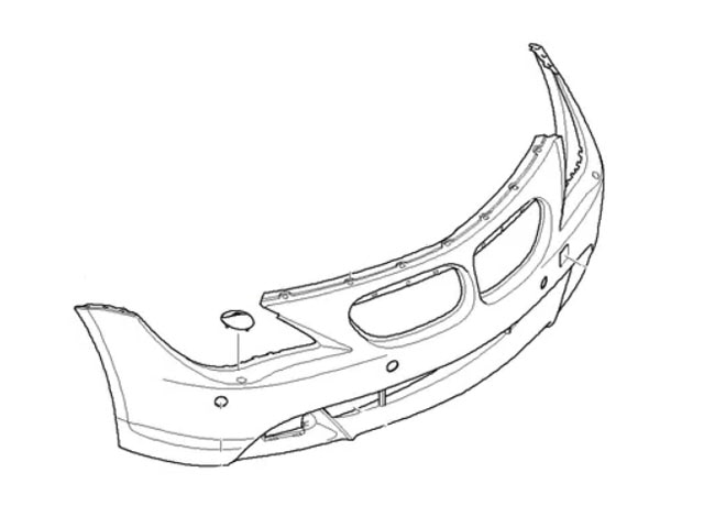 Genuine BMW Cap for Right Headlamp Washer - E63/E64 645Ci 650i