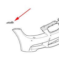 Guide for Front Bumper, Right - E90 E92 E93 M3 (2008-2013)