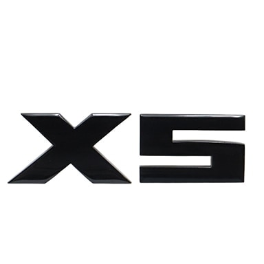 X5 Trunk Emblem Gloss Black BMW 51142472837