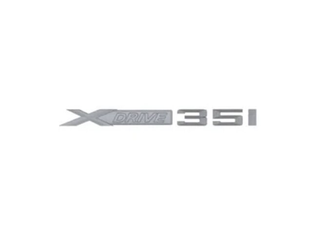 Genuine BMW 'xDrive 35i' Emblem - E84 F25 F26 E70