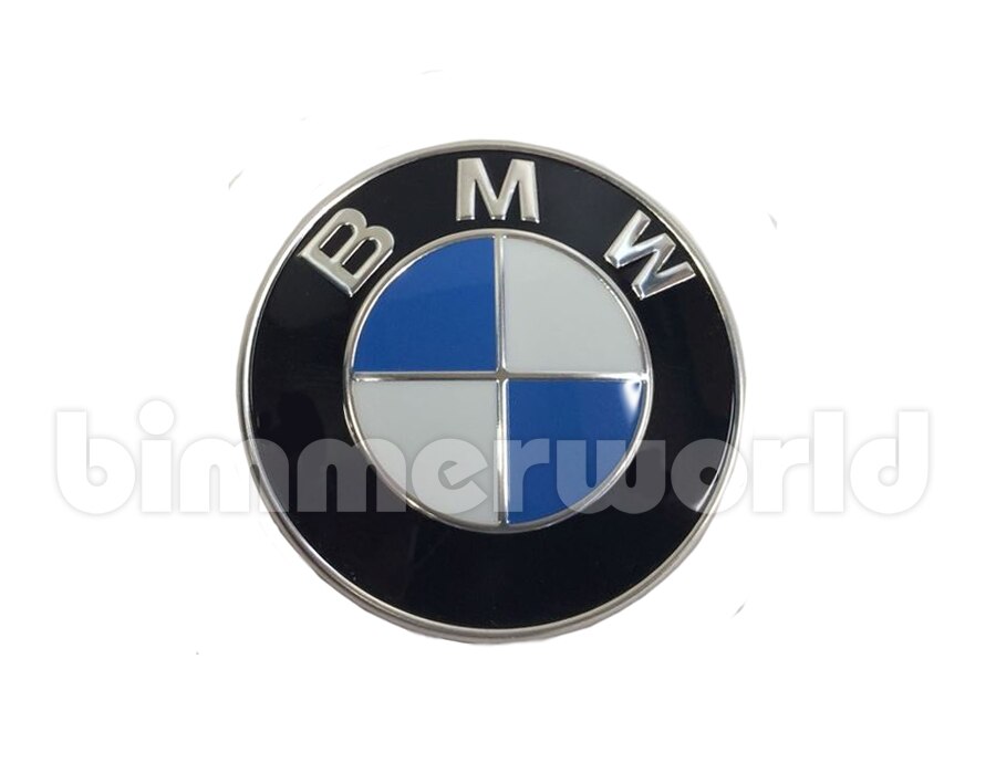 Genuine BMW Roundel Emblem for Trunk or C-Pillar - 74mm Diameter