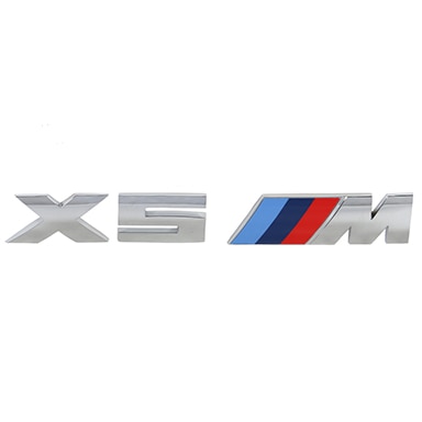Genuine BMW X5M Trunk Badge - F95 X5M - 51148074375