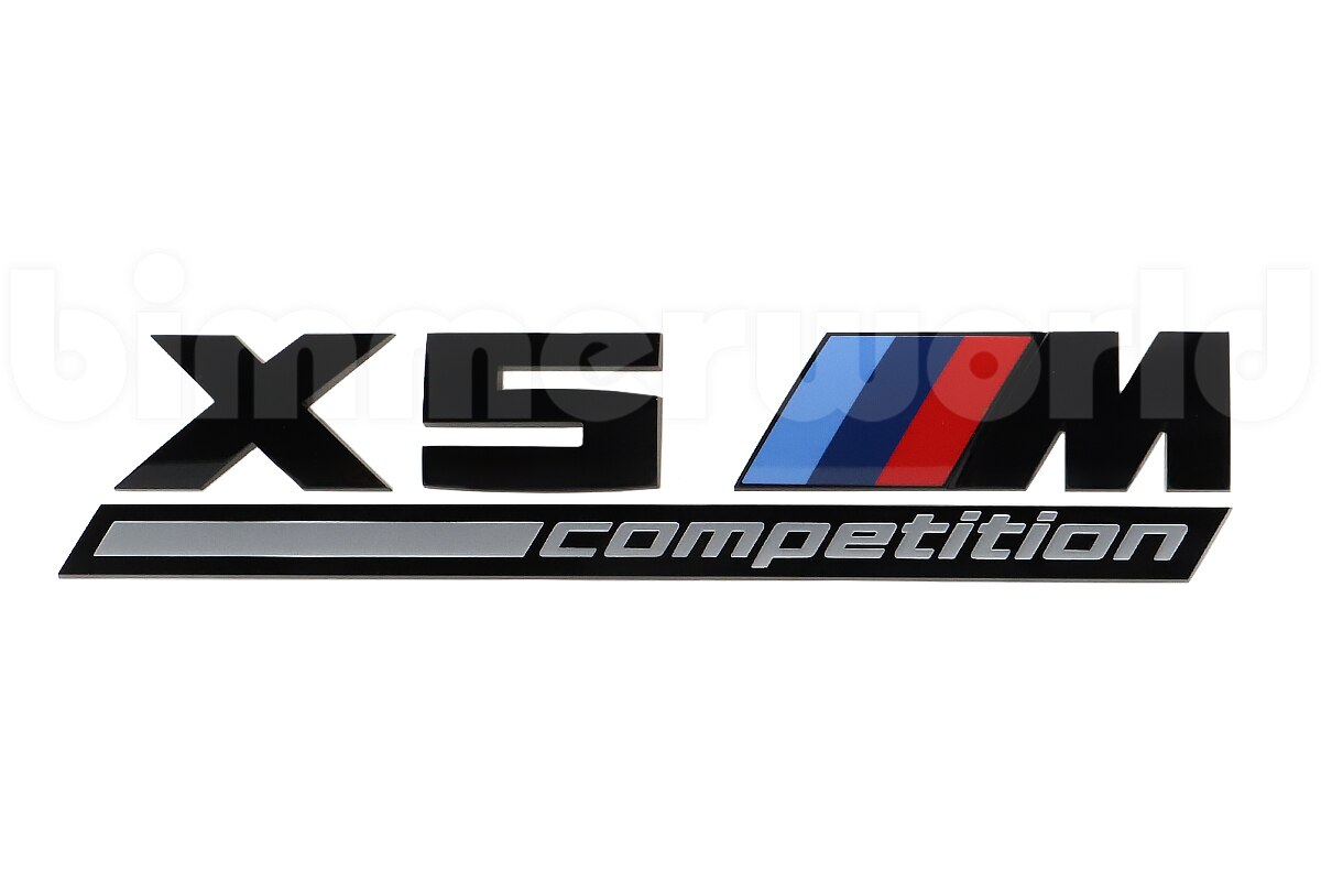 Genuine BMW X5M Competition Trunk Badge - F95 X5M