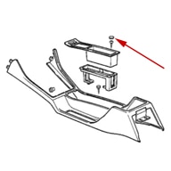 Covering Cap for Center Console Mounting Screw - E31 840Ci 850Ci 850CSi