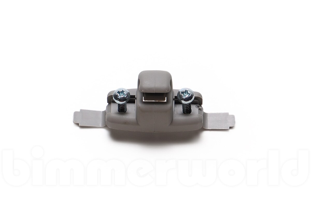 Genuine BMW Sun Visor Clip Gray E46 E36 3-Series