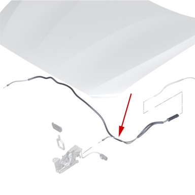 Hood Release Cable, Front Section - F87 F30 F31 F32 F33 F34 F36 F80 F82 F83