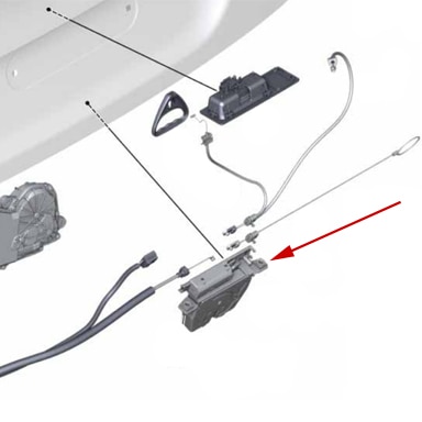 Automatic Trunk Lid Lock - F31 F07 F10 F01 F02 F15 F85