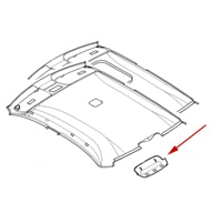 Interior Cover for Third Brake Lamp (Gray) - E46 Sedan 2000-2005