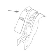 Cover For Oddments Box - Black - 51467055464 - E85 BMW Z4 Roadster