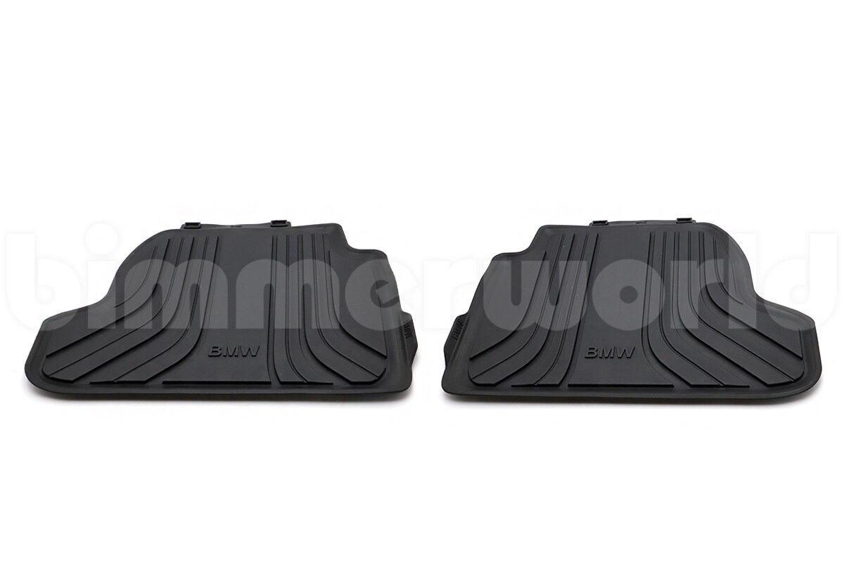 Rear All-Weather Floor Mats - Black - F22 F87
