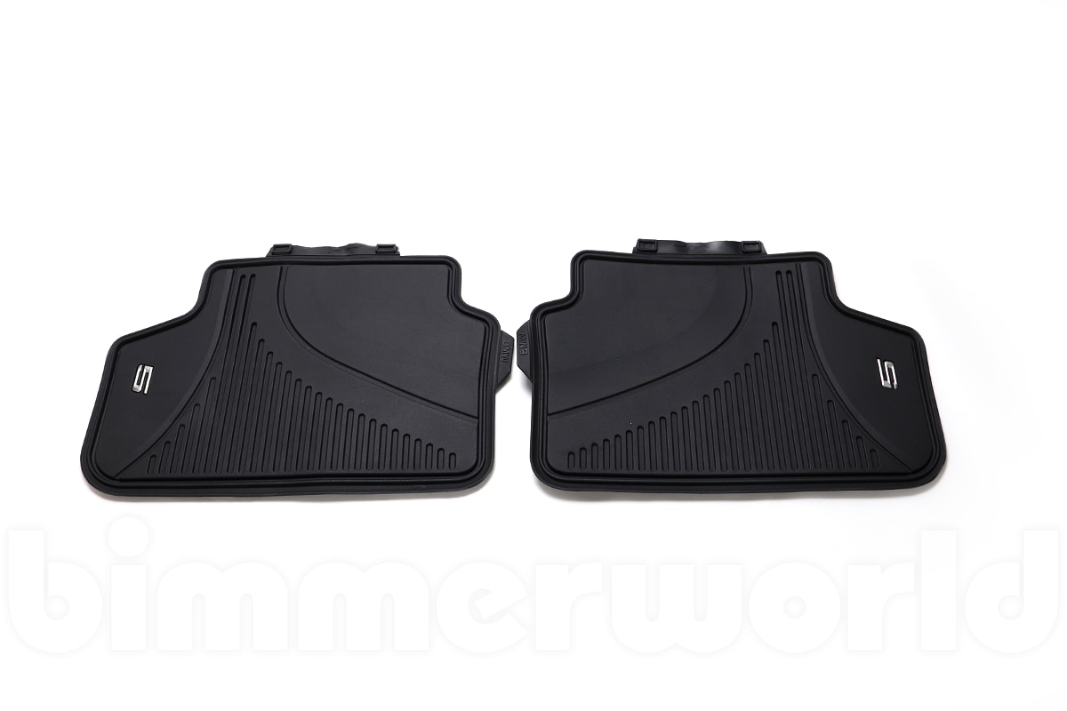 Genuine BMW Rubber Floor Mats, Rear - G30 5-series & F90 M5