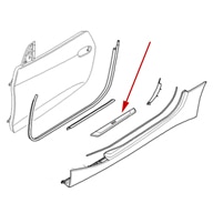 Genuine BMW Door Sill Trim, Left - E85 E86 E89 Z4 (2003-2016)