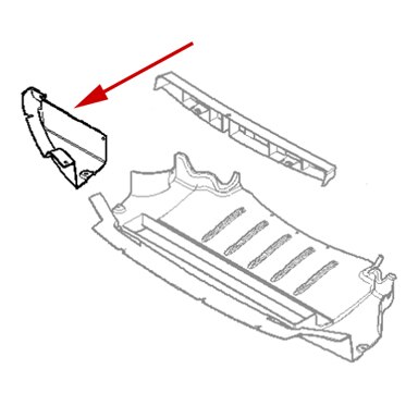 Engine Splash Panel - Front Right - E90 E92 E93 M3 (2008-2013)