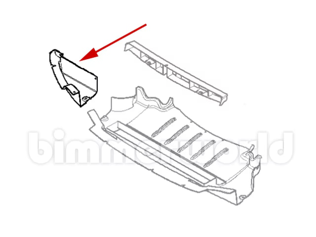 Engine Splash Panel - Front Right - E90 E92 E93 M3 (2008-2013)