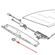 Genuine BMW Emergency Mechanism Cover for E46 Convertible (2000-2006)