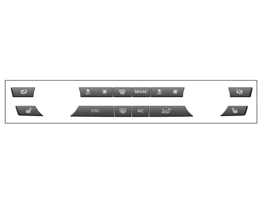 Set of Climate Control Buttons - F07 F10 F12 F13 F01 F02 F04 (2013+)