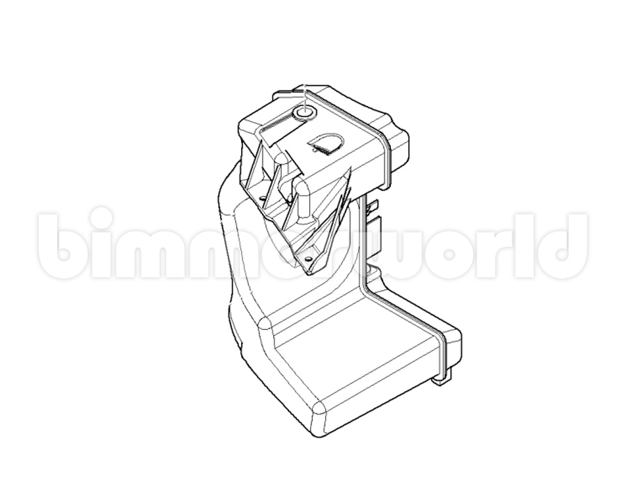 Windshield Washer Bottle - BMW E46 M3 2002-2006 with HL Washers