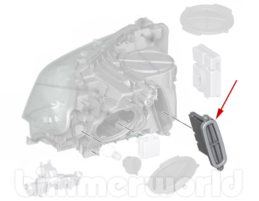 Driver Module for Adaptive Xenon Headlight - F30 F31 F34 Pre LCI (2012 ...