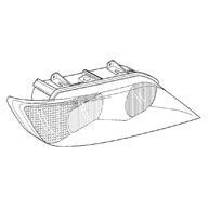 Headlight for BMW Z3 Coupe and Roadster (2000-2002)