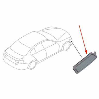 Genuine BMW Front Right Bumper Reflector - F30/F31 Base (2012-2015)
