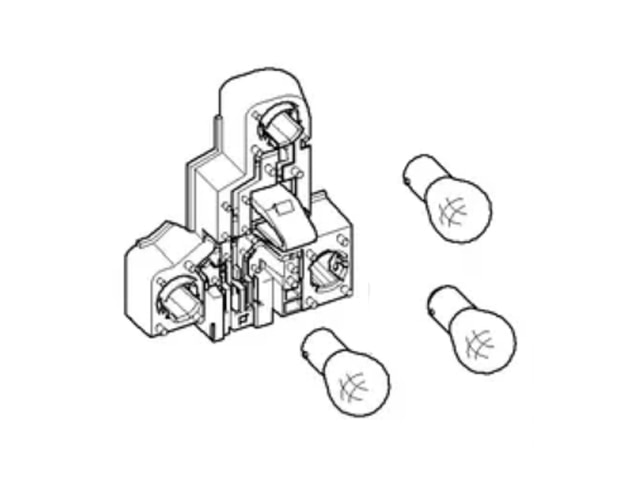 Genuine BMW Socket Housing for Left Tail Light Bulbs - E83 X3 (2003-2006)