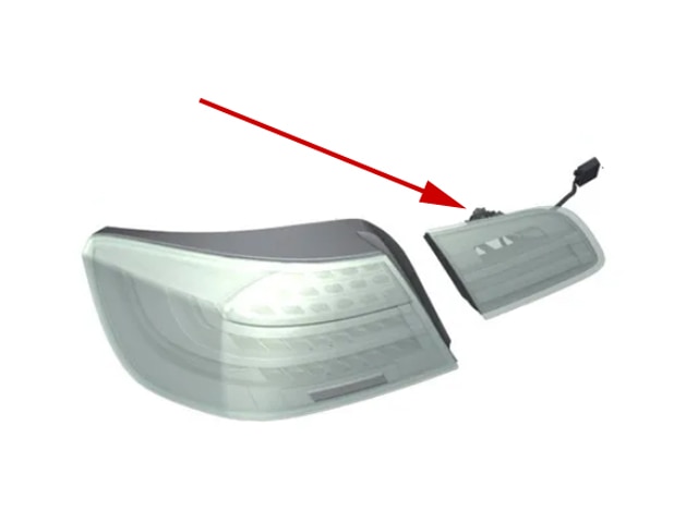 Trunk Mounted Tail Light - Left - E93 328i 335i 335is M3 LCI (2011+)
