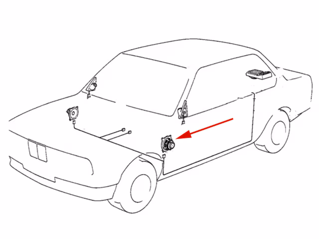 Genuine BMW Front Loudspeaker - E30 318i 325i 325is 325ix M3