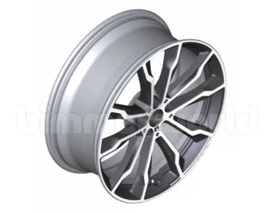 G01 X3 G02 X4 699M 20x9.5 Alloy Wheel Orbit Grey BMW 36108010269