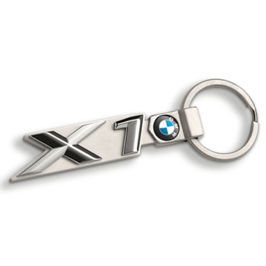 Genuine BMW Key Ring with X1 Emblem - 80272454656 (Discontinued)