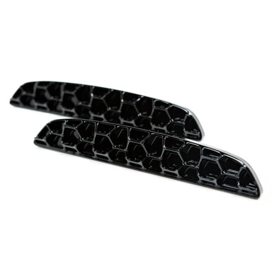 Acexxon Rear Reflector Insert Set Gloss Black Honeycomb BMW F85 X5M