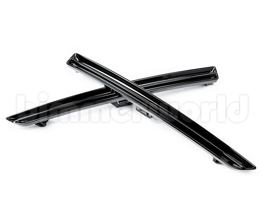 Acexxon Rear Reflector Insert Set Gloss Black Horizontal Slat BMW F8X M3 M4